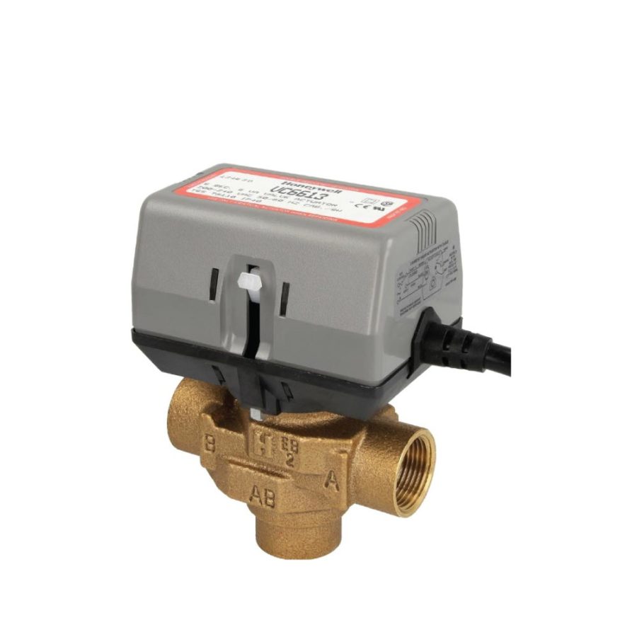 HONEYWELL 3 Way Control Valve 220 Vac. [ON/OFF] Electric Return | แสง ...